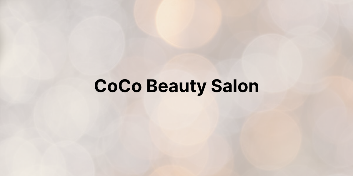 CoCo Beauty Salon